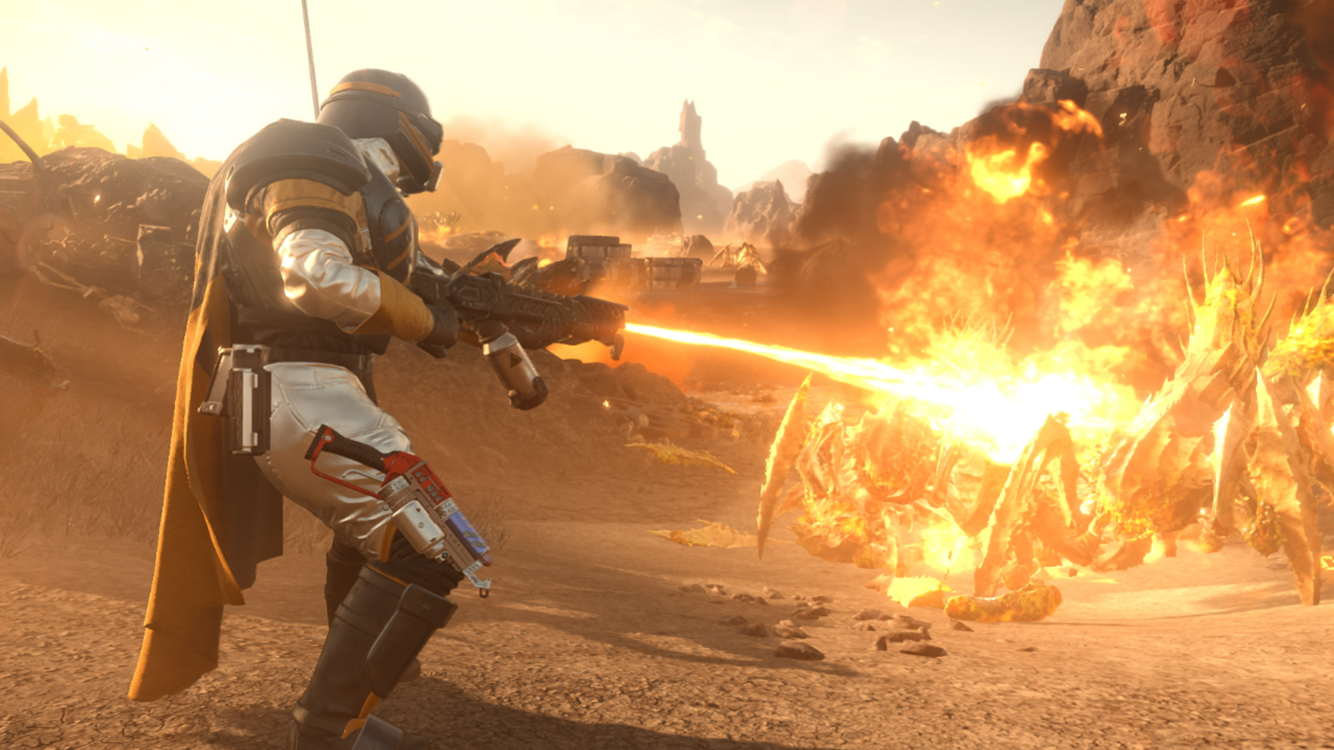 Helldivers 2: Arrowhead verstärkt den Purifier und verrät erste Details ...